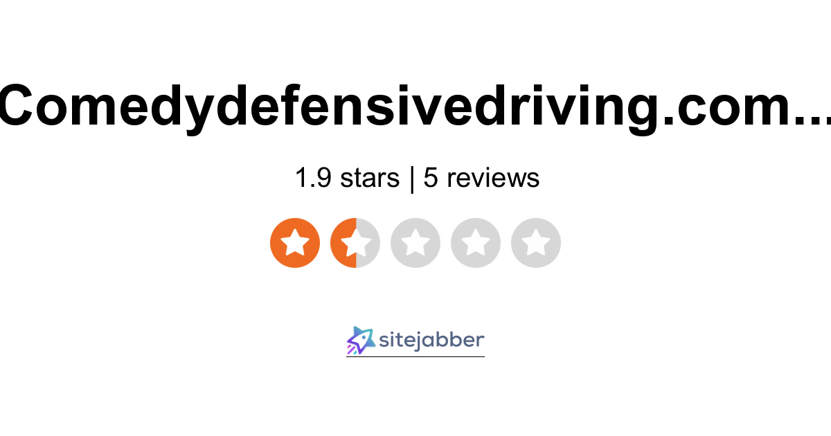 Comedy Defensive Driving School Reviews - 5 Reviews of ...