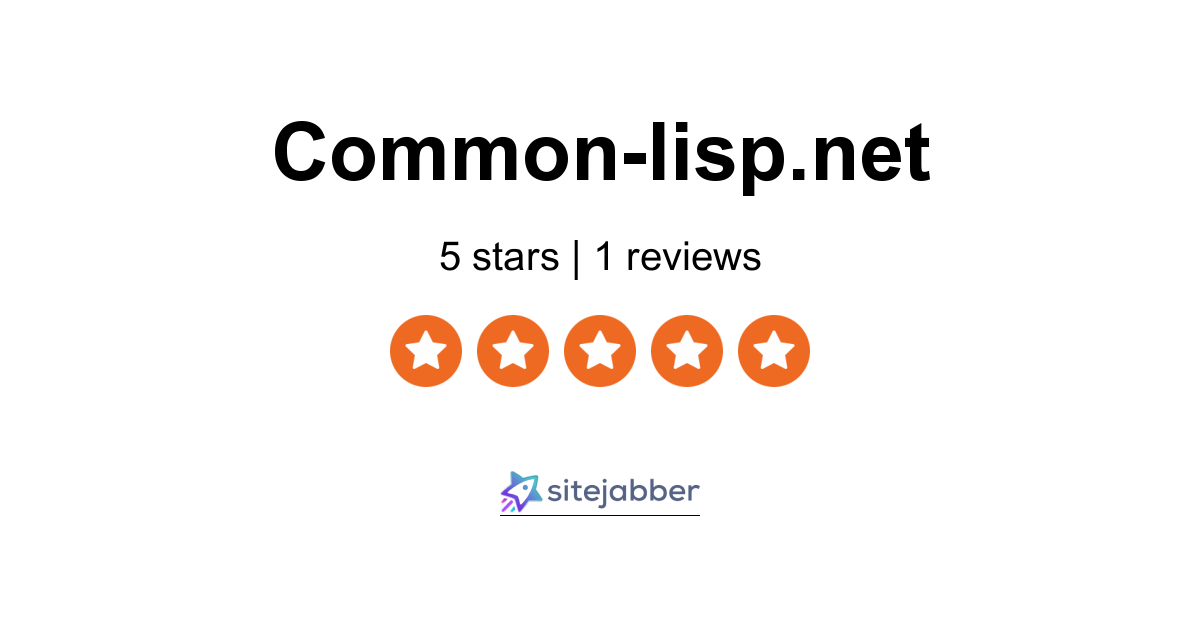 Common-lisp.net Reviews - 1 Reviews of Common-lisp.net | Sitejabber