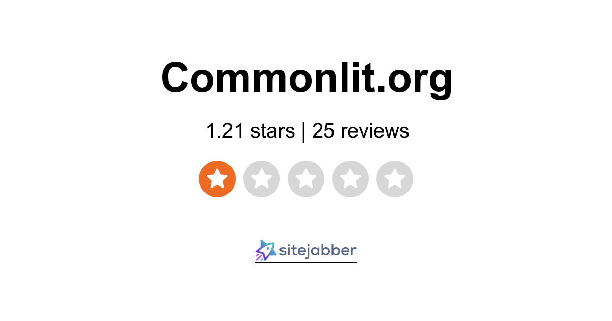 CommonLit Reviews - Read 25 Customer Reviews of CommonLit | Sitejabber