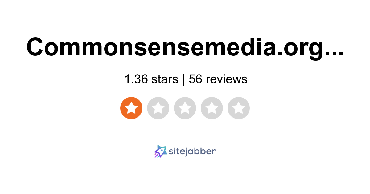 Common Sense Media Reviews - Read 55 Customer Reviews of Common Sense ...