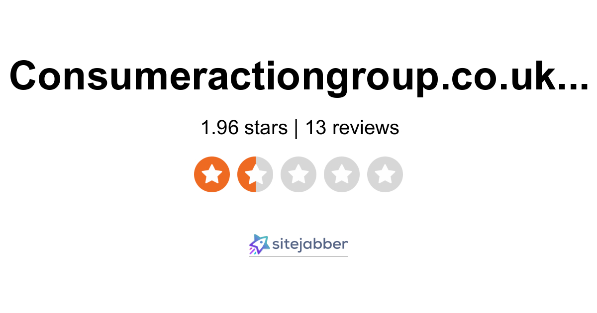 Consumer Action Group Reviews - Read 12 Customer Reviews of Consumer ...