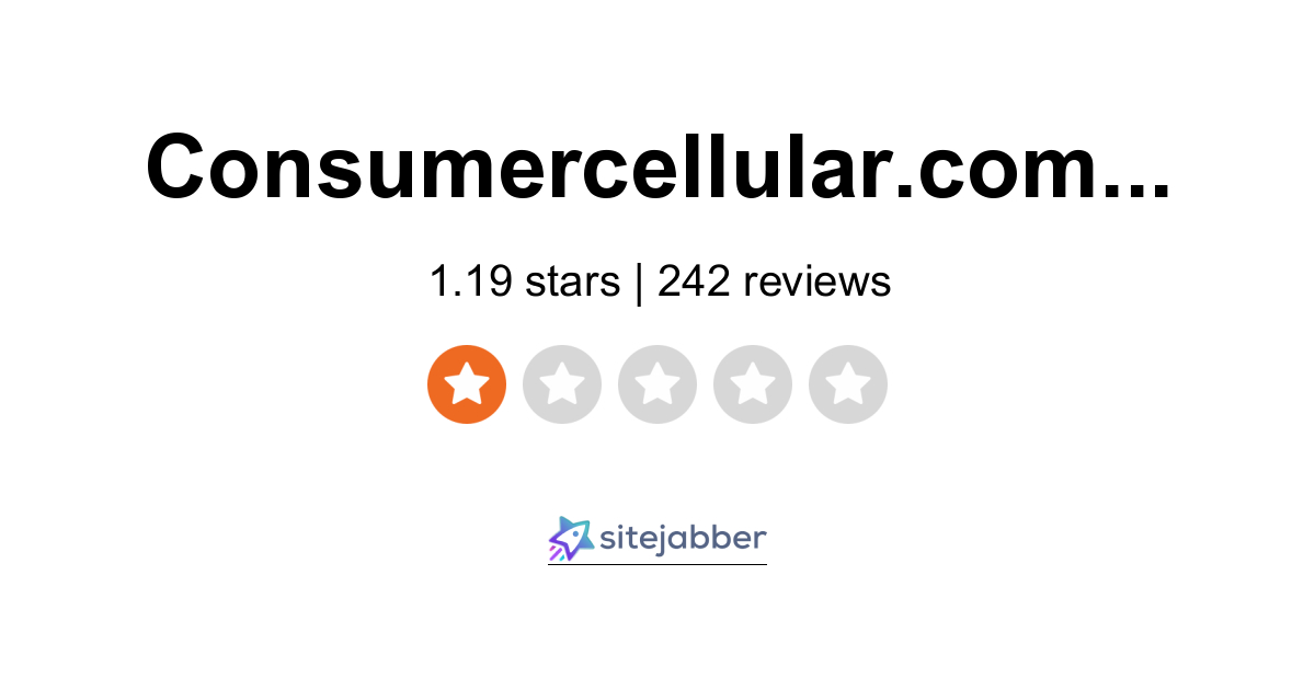 Consumer Cellular Reviews - Read 242 Customer Reviews of Consumer ...