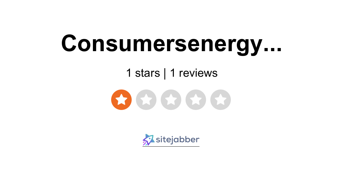 Consumersenergy Reviews - Read 1 Customer Reviews of Consumersenergy ...