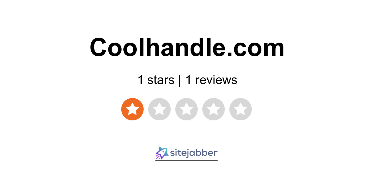 CoolHandle Web Hosting Reviews - Read 1 Customer Reviews of CoolHandle Web Hosting | Sitejabber