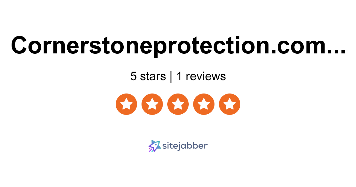 Cornerstone Protection Reviews - Read 1 Customer Reviews of Cornerstone ...