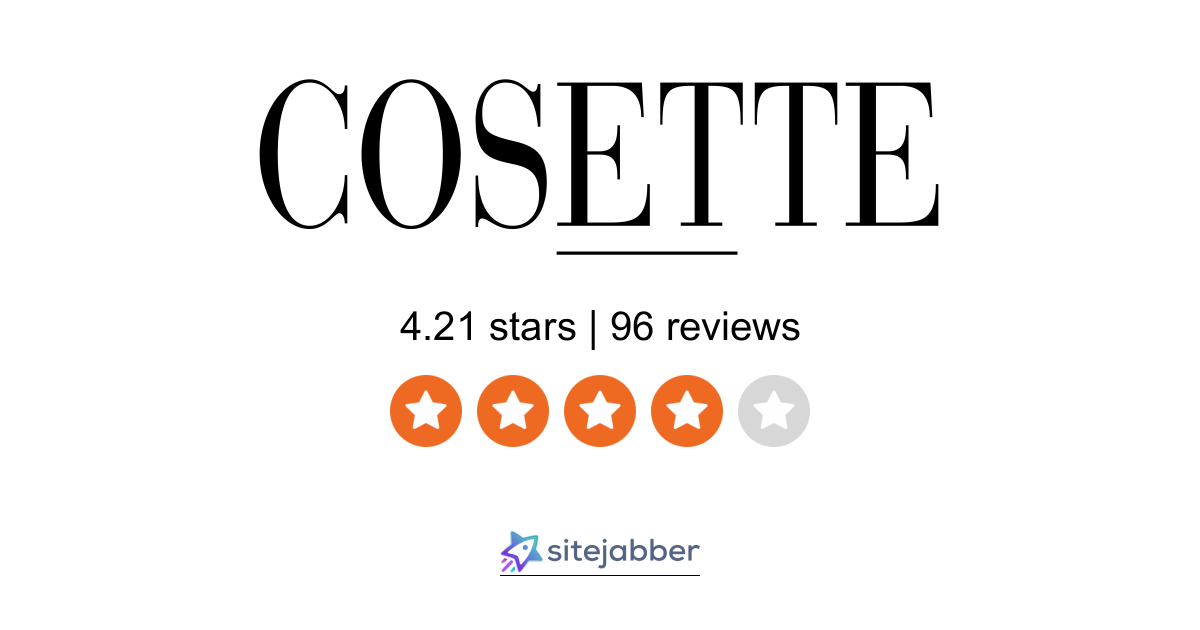 Cosette Reviews - Read 95 Customer Reviews of Cosette | Sitejabber