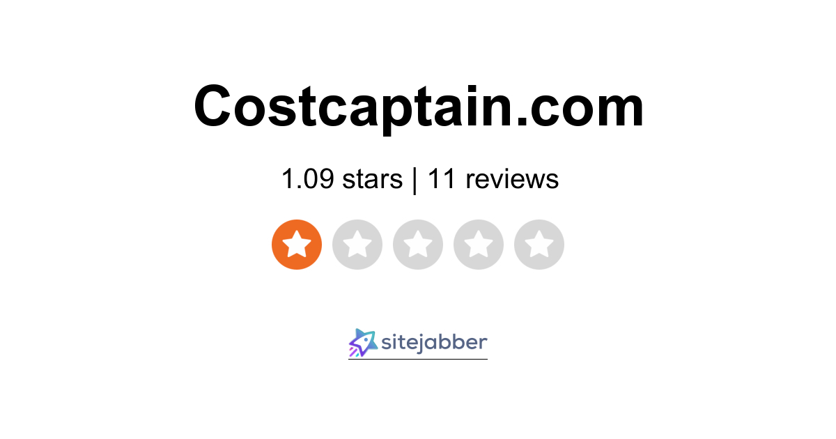 Costcaptain.Com Reviews - 11 Reviews of Costcaptain.com | Sitejabber
