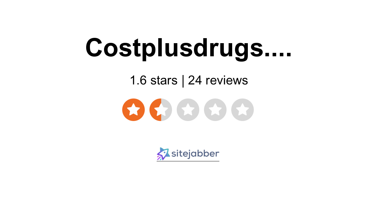CostPlus Drugs Reviews - Read 24 Customer Reviews of CostPlus Drugs ...