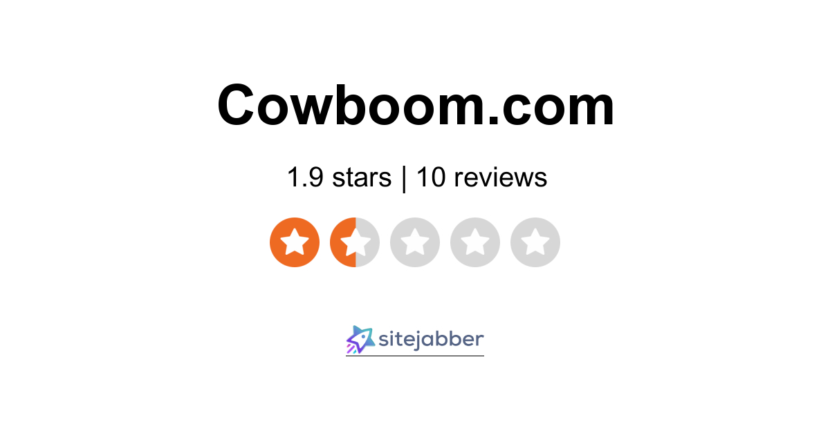 CowBoom Reviews - Read 11 Customer Reviews of CowBoom | Sitejabber