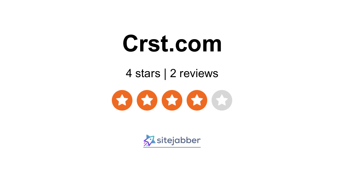 CRST Reviews - Read 2 Customer Reviews of CRST | Sitejabber
