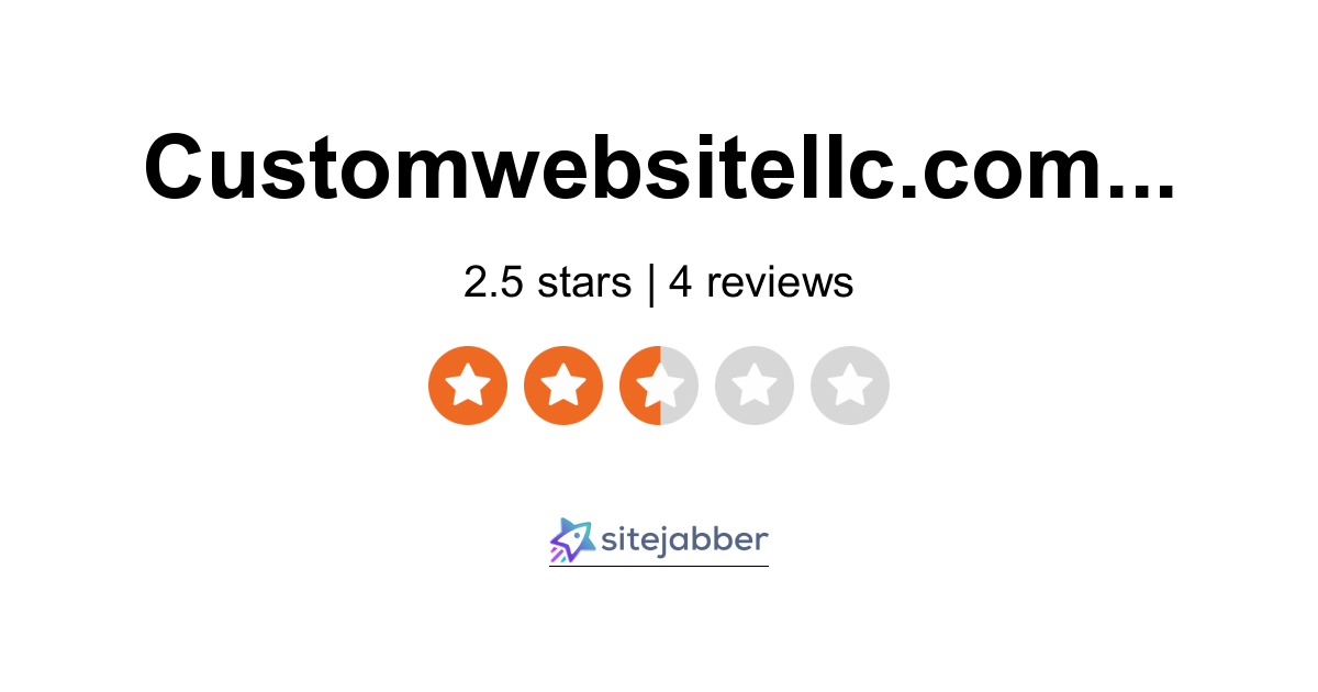 Customwebsitellc Reviews - 3 Reviews of customwebsitellc.com | Sitejabber