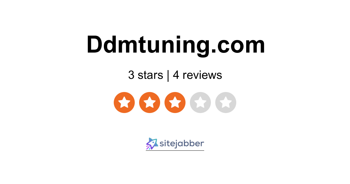 DDM Tuning Reviews - Read 4 Customer Reviews of DDM Tuning | Sitejabber