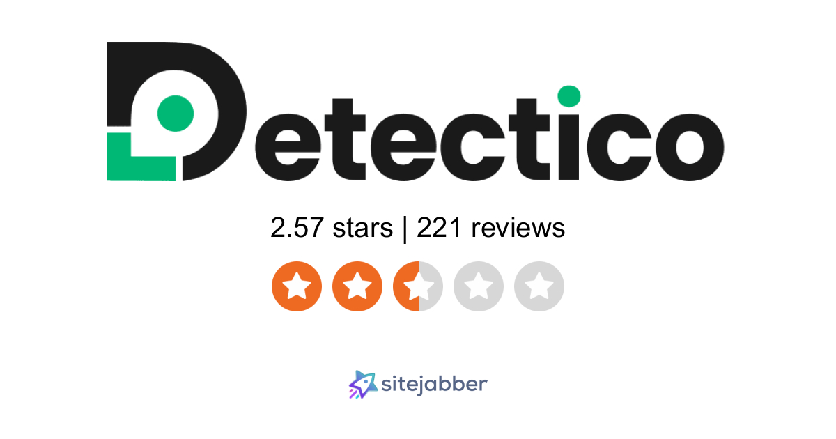 Detectico Reviews - Read 212 Customer Reviews of Detectico | Sitejabber