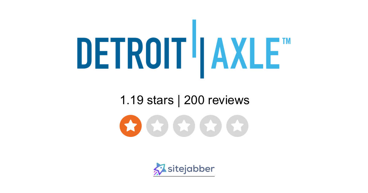 Detroit Axle Reviews - Read 200 Customer Reviews of Detroit Axle ...