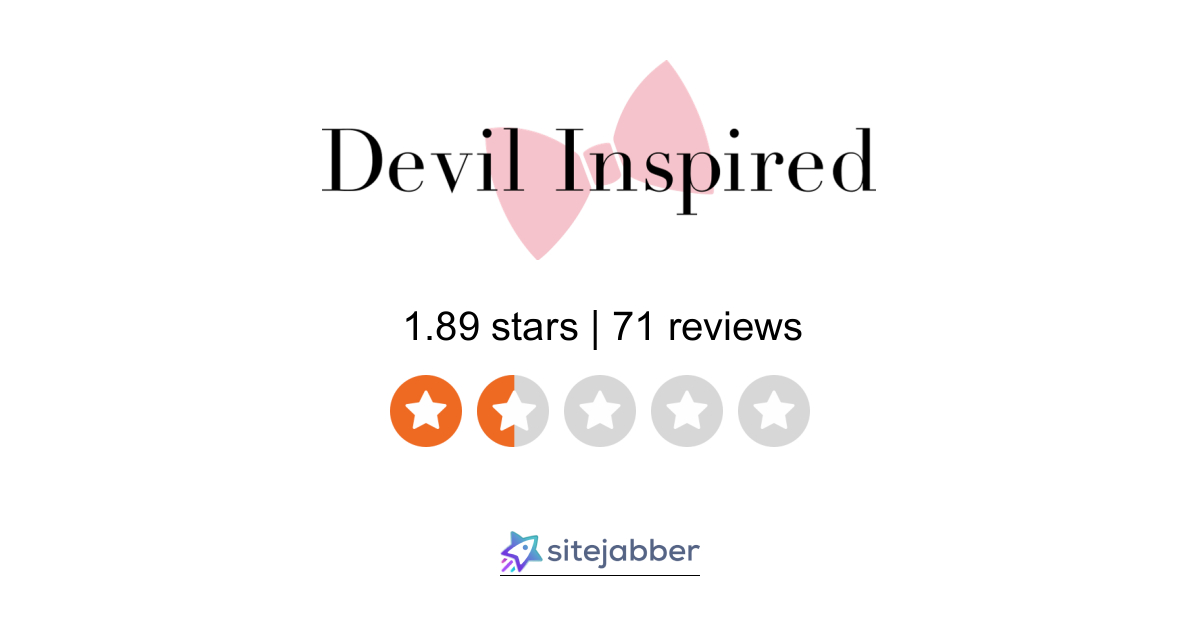 Devil Inspired Reviews - Read 71 Customer Reviews of Devil Inspired ...