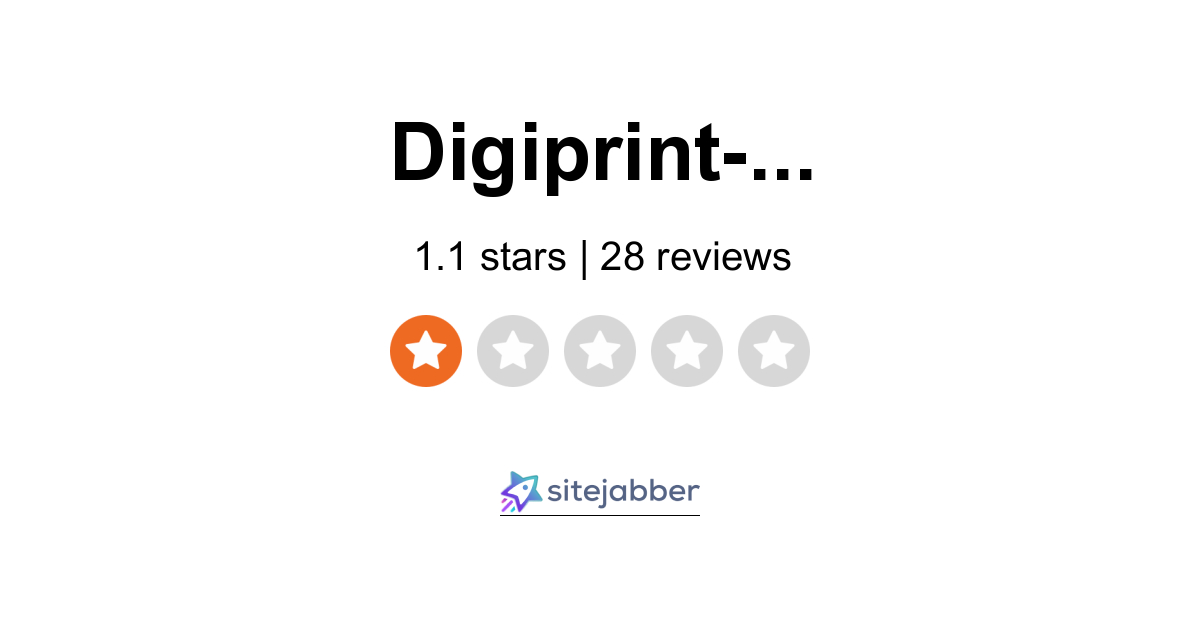 Digiprint Supplies Reviews - Read 28 Customer Reviews of Digiprint ...
