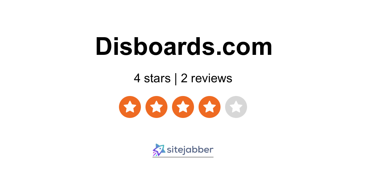 DIS Boards Reviews - Read 1 Customer Reviews of DIS Boards | Sitejabber