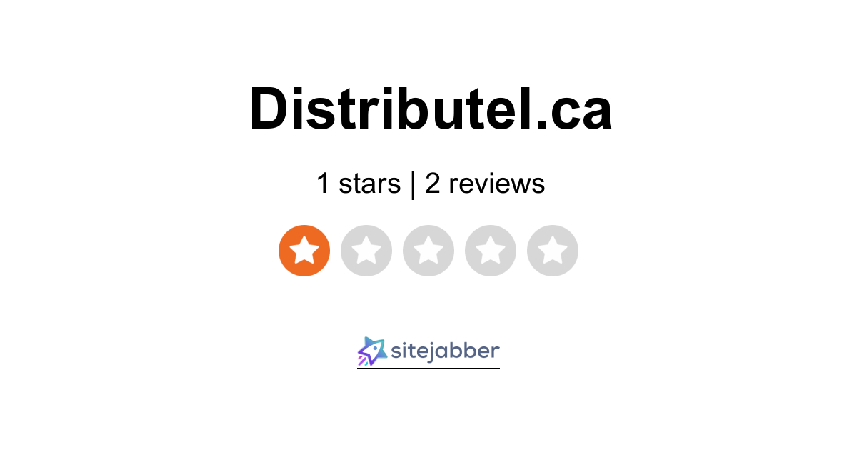 Distributel Reviews - Read 2 Customer Reviews of Distributel | Sitejabber