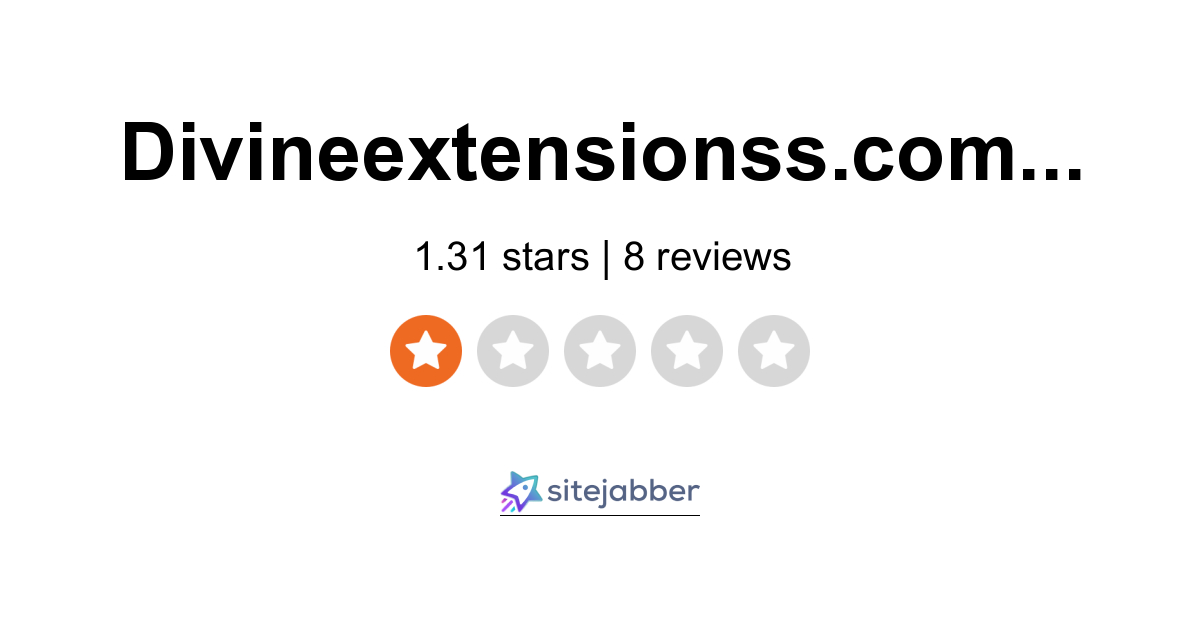 Divine Extensionss Reviews - Read 8 Customer Reviews of Divine Extensionss | Sitejabber