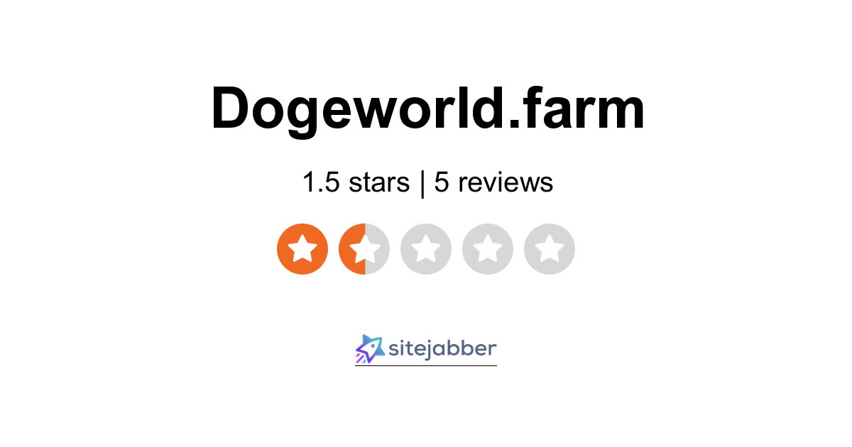 Dogecoin Mining Reviews - 5 Reviews of Dogeworld.farm | Sitejabber