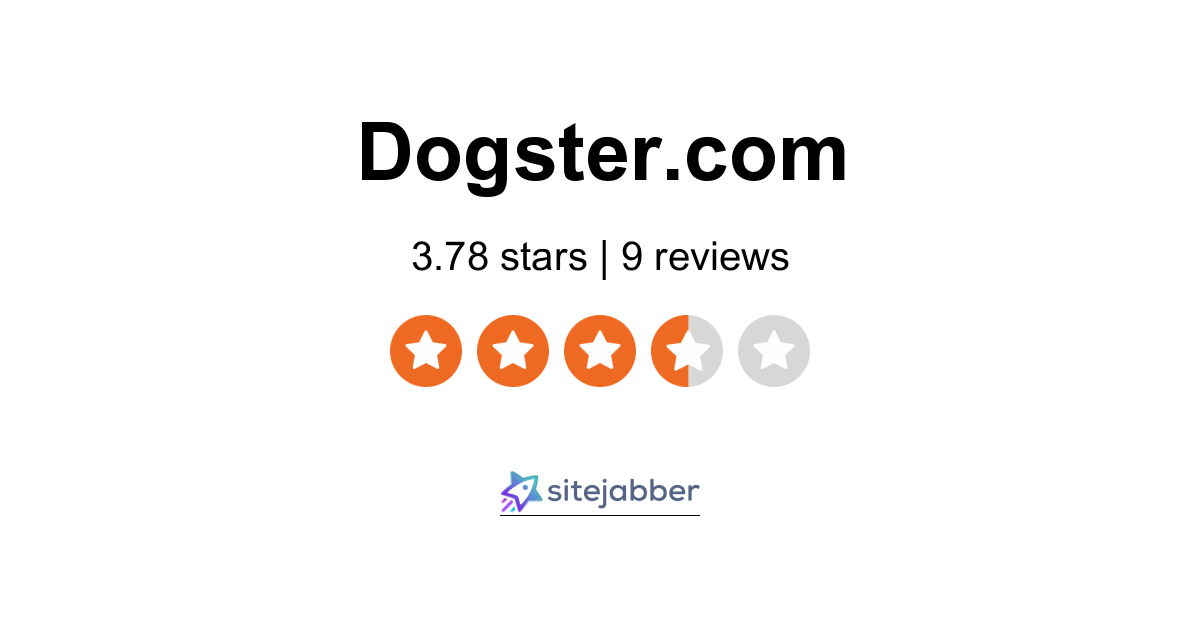 Dogster Reviews - Read 9 Customer Reviews of Dogster | Sitejabber