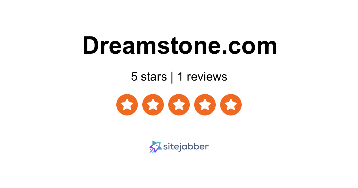 Dreamstone Reviews - Read 1 Customer Reviews of Dreamstone | Sitejabber