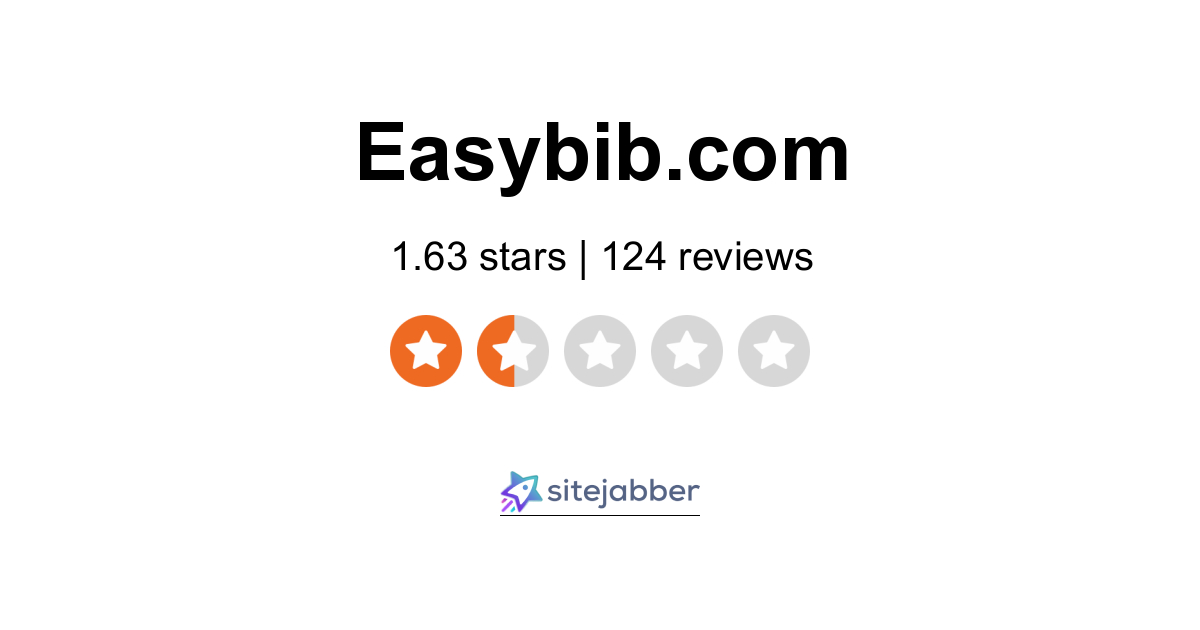 EasyBib Reviews - Read 124 Customer Reviews of EasyBib | Sitejabber