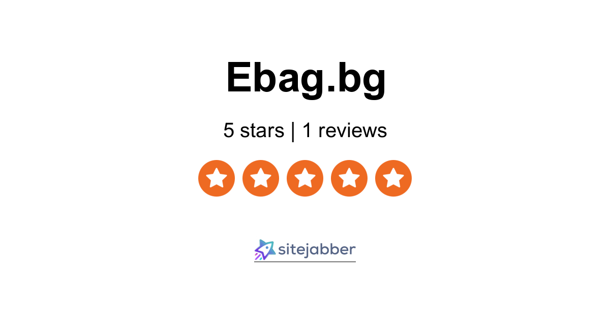 Ebag.bg Reviews - 1 Reviews of Ebag.bg | Sitejabber