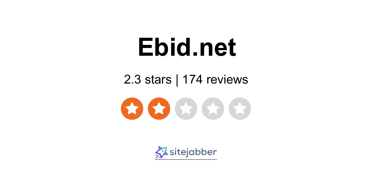 eBid Reviews - Read 174 Customer Reviews of EBid | Sitejabber