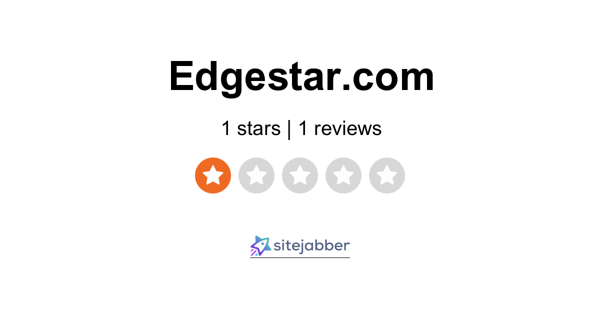 Edgestar Reviews - 1 Reviews of Edgestar.com | Sitejabber
