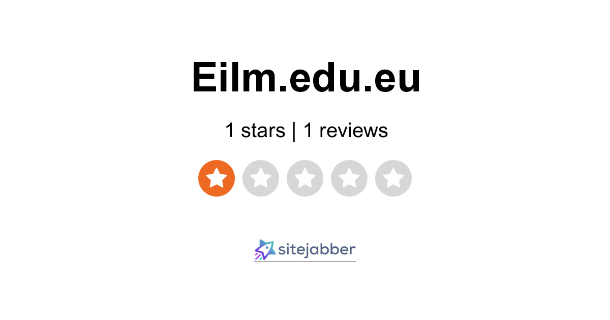 Eilm.edu.eu Reviews - 1 Reviews of Eilm.edu.eu | Sitejabber