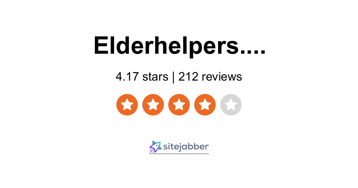 ElderHelpers.org Reviews - Read 212 Customer Reviews of ElderHelpers ...
