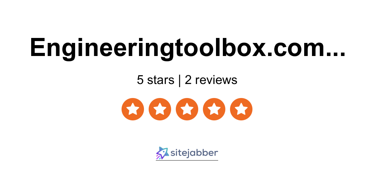 The Engineering Toolbox Reviews - Read 2 Customer Reviews of The ...