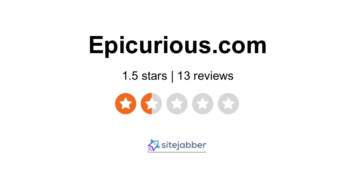 Epicurious Reviews - Read 13 Customer Reviews of Epicurious | Sitejabber