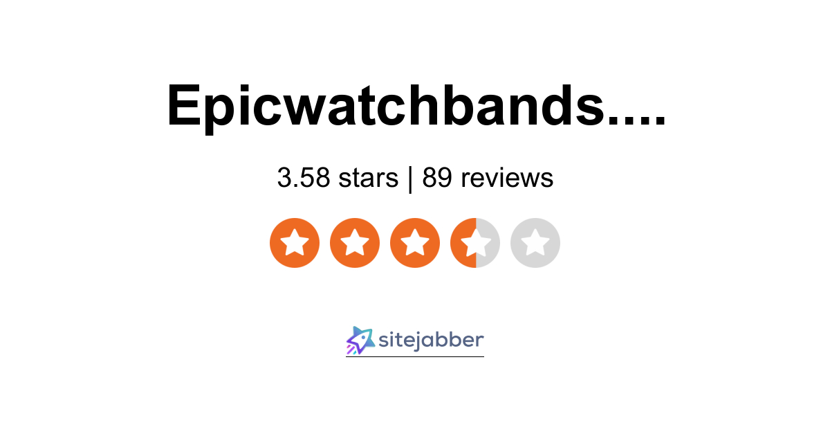 Epic Watch Bands Reviews - Read 89 Customer Reviews of Epic Watch Bands ...