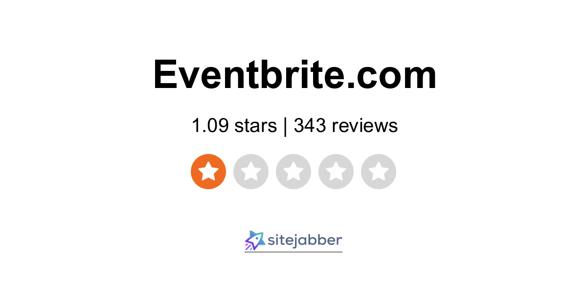 Eventbrite Reviews - Read 343 Customer Reviews of Eventbrite | Sitejabber