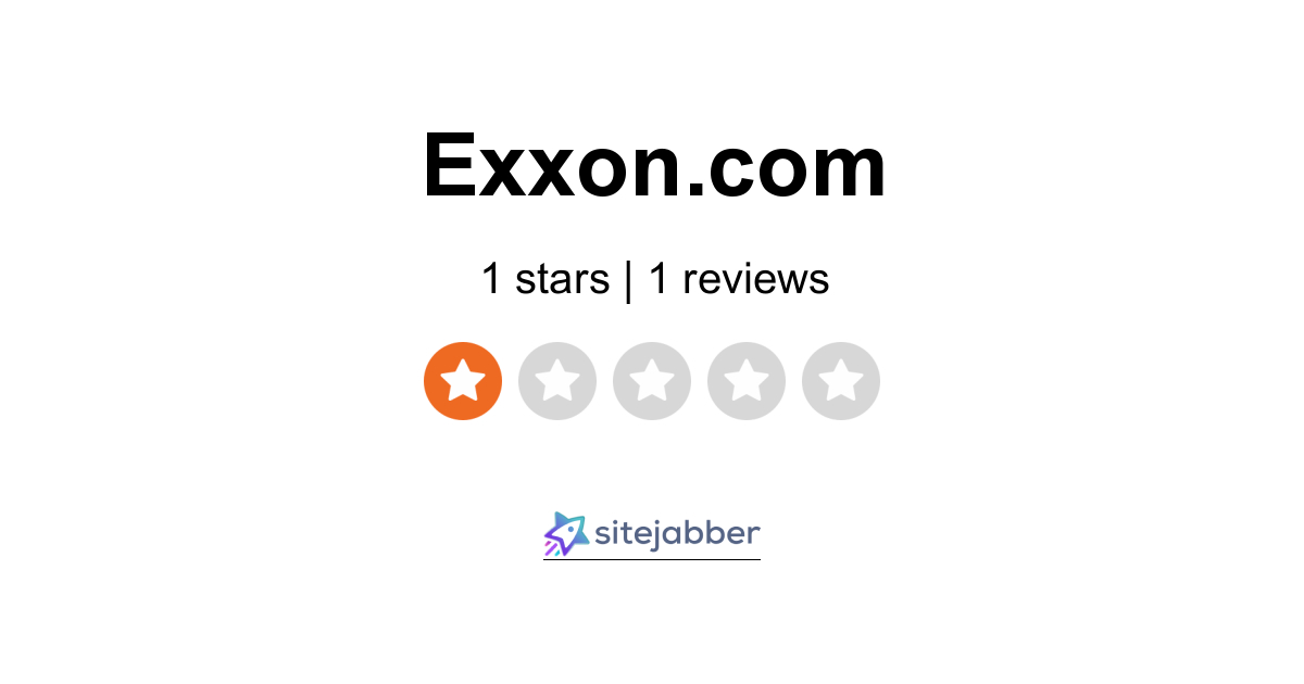 Exxon Reviews - 1 Reviews of Exxon.com | Sitejabber