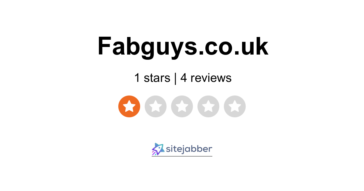 Fabguys.co.uk Reviews - Read 4 Customer Reviews of Fabguys.co.uk ...