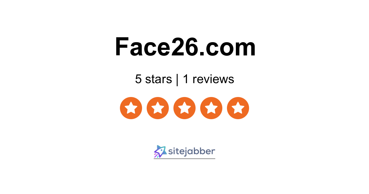Face26 Reviews - 1 Reviews of face26.com | Sitejabber