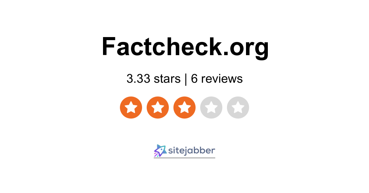 FactCheck.org Reviews - Read 6 Customer Reviews of FactCheck.org ...