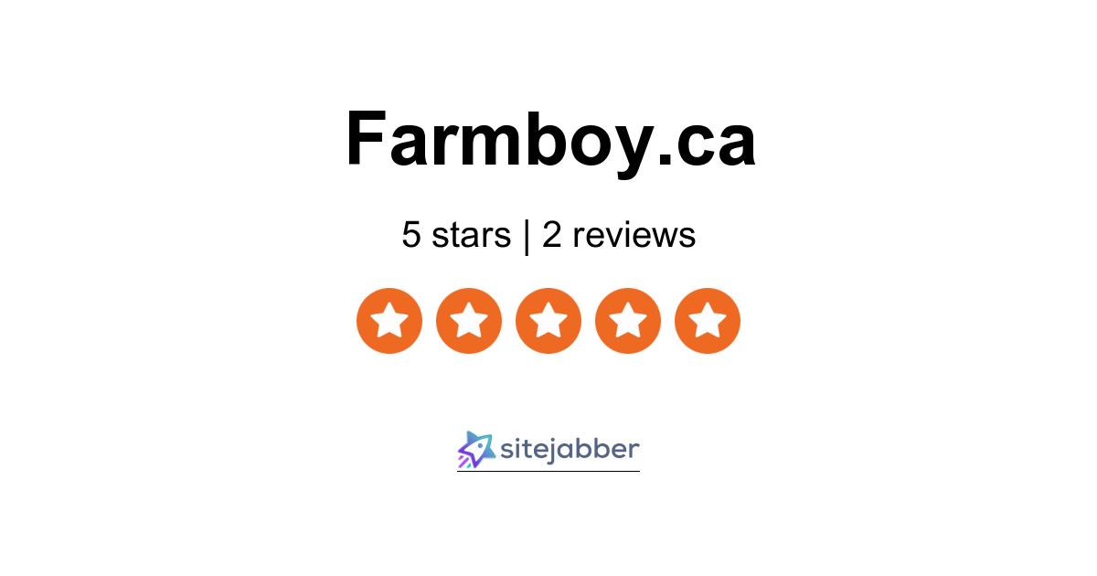Farmboy.ca Reviews - Read 2 Customer Reviews of Farmboy.ca | Sitejabber