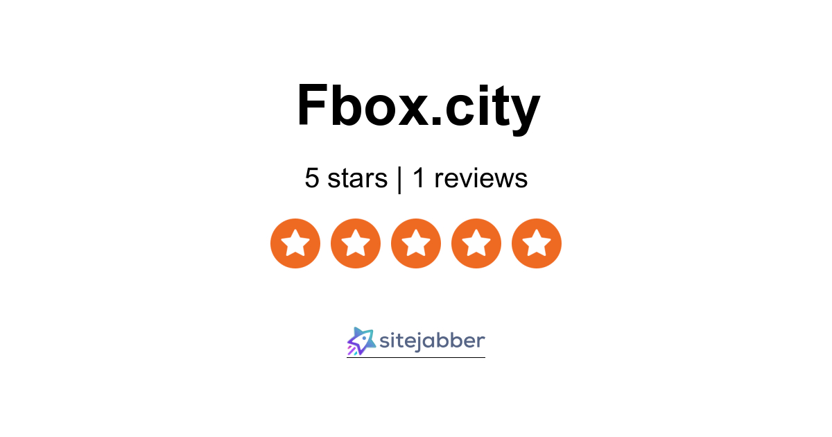 Fbox.city Reviews - Read 1 Customer Reviews of Fbox.city | Sitejabber