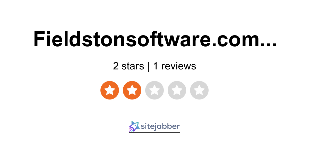 Fieldston Software Reviews - Read 1 Customer Reviews of Fieldston Software | Sitejabber