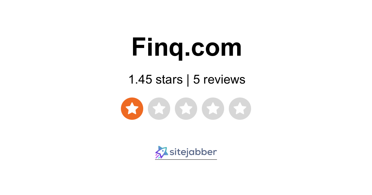 Finq Reviews - 4 Reviews of Finq.com | Sitejabber