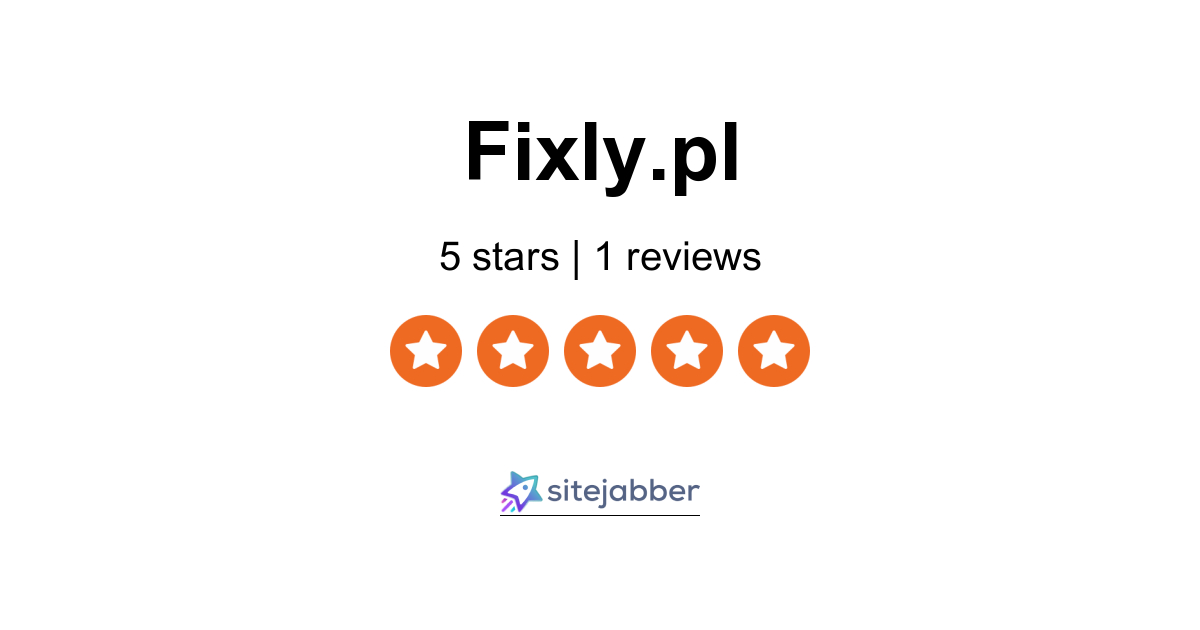 Fixly Reviews - 1 Reviews of fixly.pl | Sitejabber