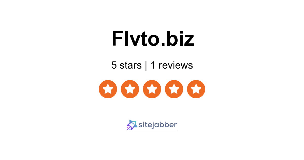 Flvto.biz Reviews - Read 1 Customer Reviews of Flvto.biz | Sitejabber