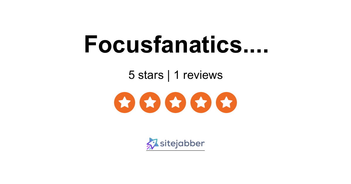Focus Fanatics Reviews - Read 1 Customer Reviews of Focus Fanatics ...
