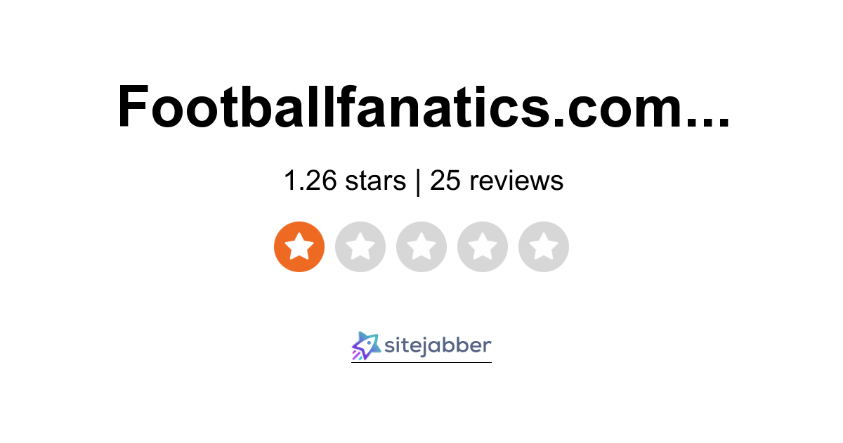 Football Fanatics Reviews - Read 25 Customer Reviews of Football ...
