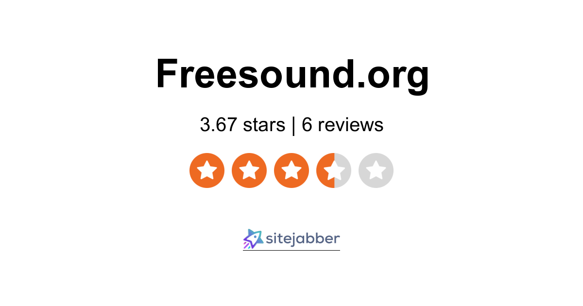 Freesound Reviews - Read 6 Customer Reviews of Freesound | Sitejabber