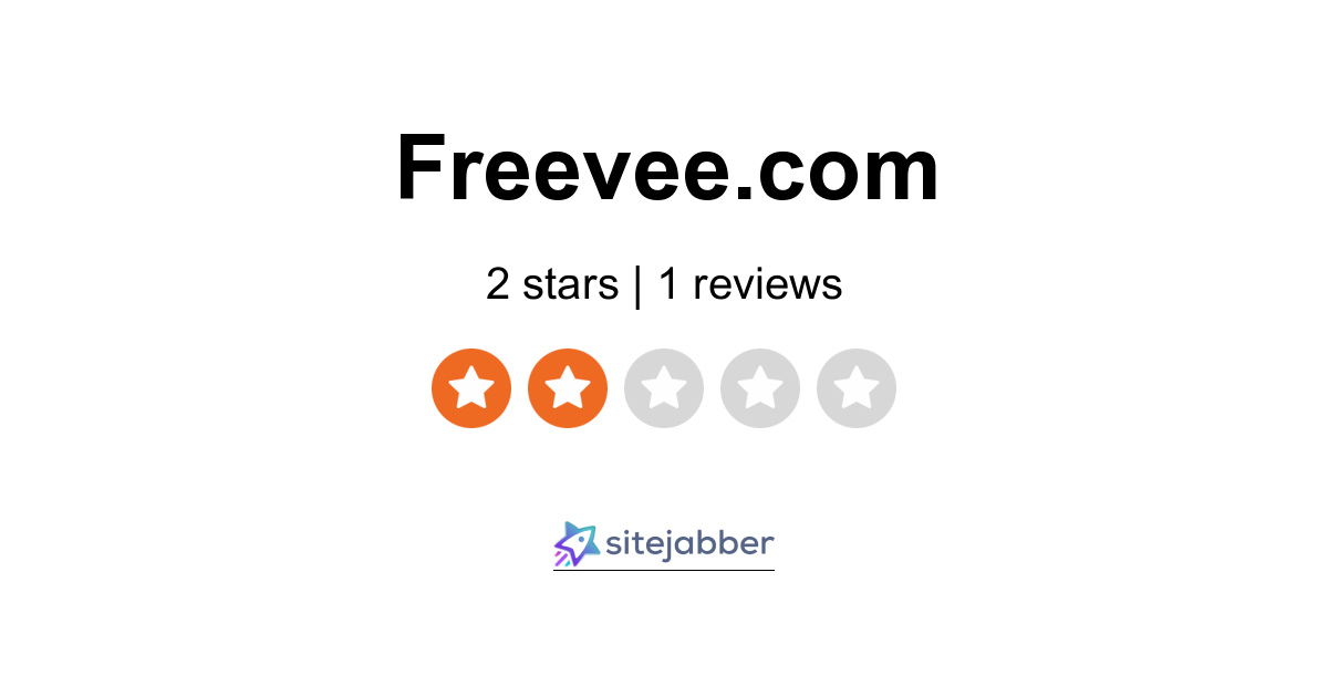 Freevee Reviews - Read 1 Customer Reviews of Freevee | Sitejabber